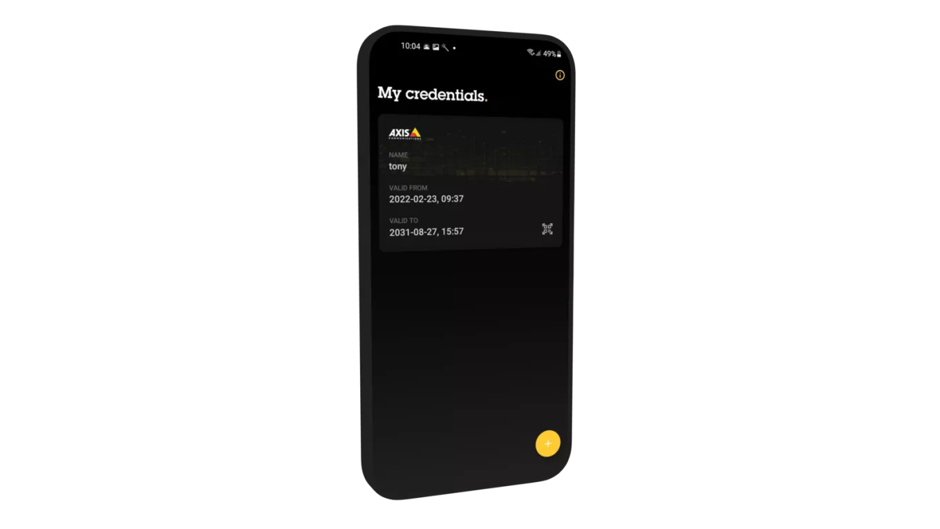 AXIS Mobile Credential | Axis Communications